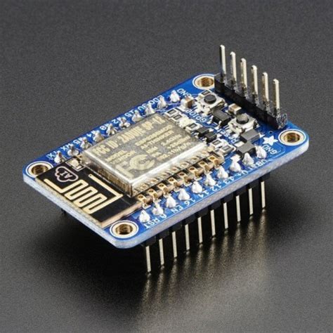 huzzah esp8266 wifi modulis gpio adc pcb antena adafruit 2471