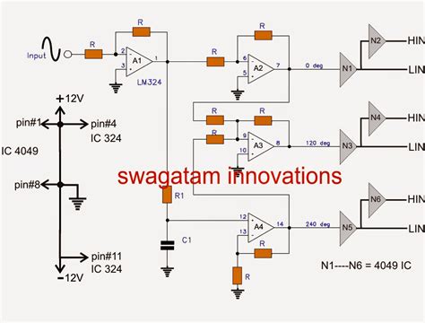 Three Phase Inverter Circuit Circuit Diagram Centre