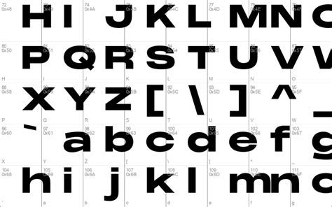 monument extended font