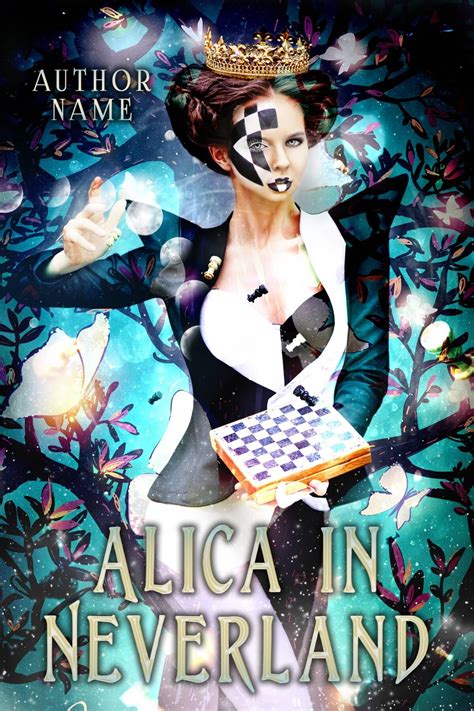 Alica In Wonderland The Book Cover Designer