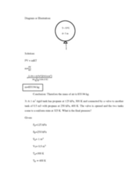 Solution Thermodynamics Sample Problems To Practice Studypool
