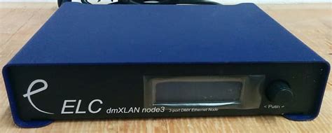 elc dmxlan node 3 ethernet to dmx xlr5 reverb
