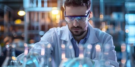 Pressing The Rpa Button A Scientist In The Lab Driving Innovation Concept Science Innovation