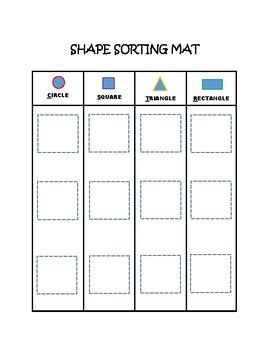 Shape Sorting Real Life Objects By MaKenzie Flood TPT