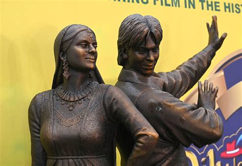 A Bronze Statue Of Two Bollywood Legends Has Been Unveiled In Leicester
