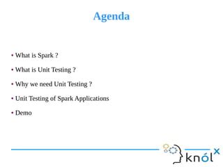 Unit Testing Of Spark Applications PDF Web Development Internet