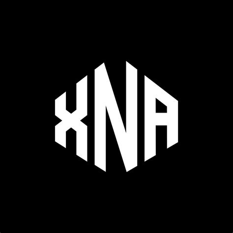 Xna Letter Logo Design With Polygon Shape Xna Polygon And Cube Shape