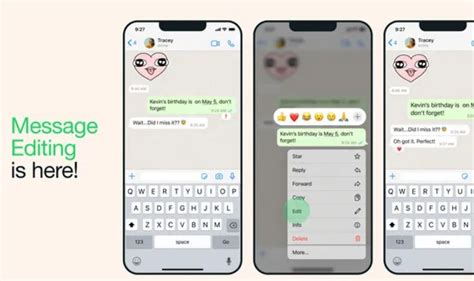 WhatsApp Introducing Edit Feature Roonby