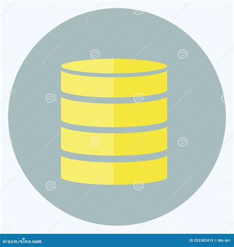 Icon Unstructured Data Suitable For Data Analytics Symbol Flat Style Simple Design Editable