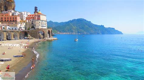 Atrani Beach One Of The Prettiest Beaches On The Amalfi Coast