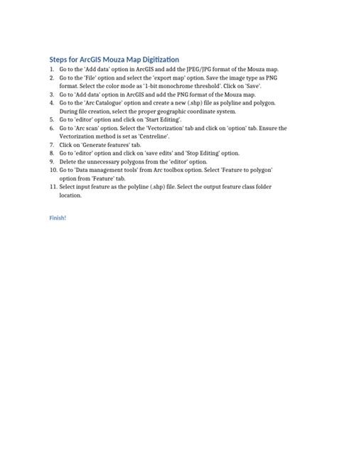 Arcgis Mouza Map Digitization Steps Pdf