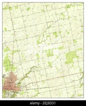 Colorado City Texas Map 1952 124000 United States Of America By