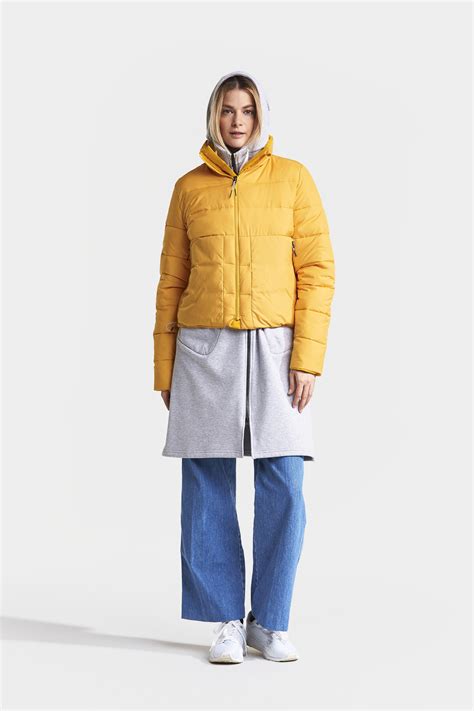 Didriksons Kim Womens Jacket - Oat Yellow