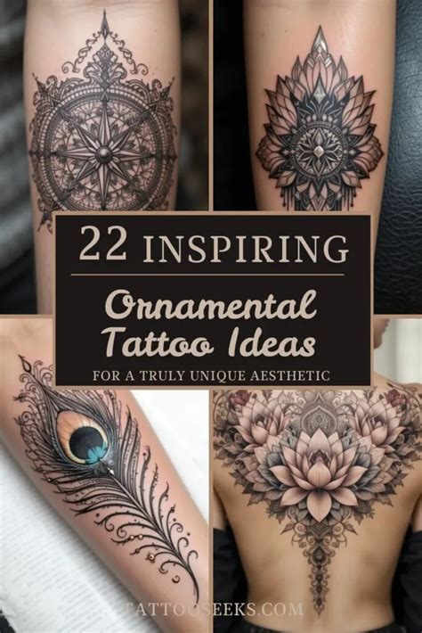 22 Ornamental Tattoo Designs That Will Elevate Your Ink Game