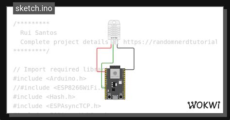 Esp Dht22 Webserver1 Wokwi Esp32 Stm32 Arduino Simulator