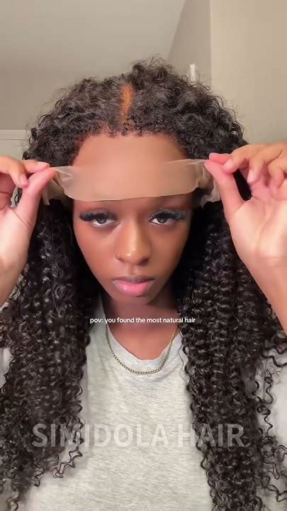 Simidolahair 4c Edges Wig Shorts Curlywig Youtube