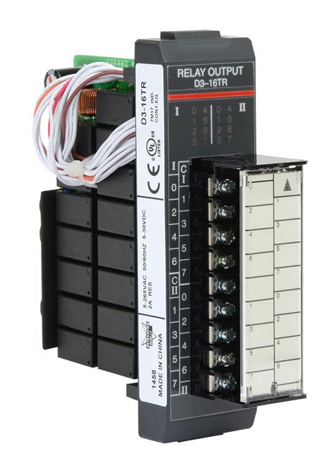 automation direct d3 16tr dl305 relay output module 16 point 6 24vdc