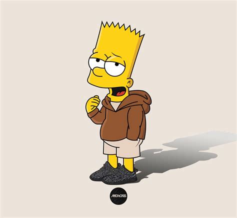 The Simpsons X Yeezy Season 2 🙌🏻🙌🏻🙌🏻 Bart Bart Simpson Art The