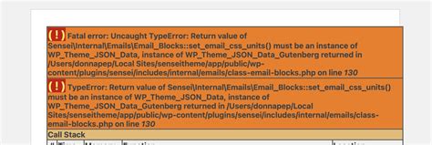 Fatal Error When Gutenberg Enabled · Issue 6684 · Automatticsensei · Github
