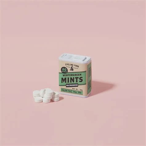 Cycling Frog Wintergreen Mints 1mg Thc 5mg Cbd 40ct Thc