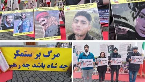 سوئیس لوتزرن برگزاری نمایشگاه تصاویر شهدای قیام در همبستگی با قیام سراسری مردم ایران توسط