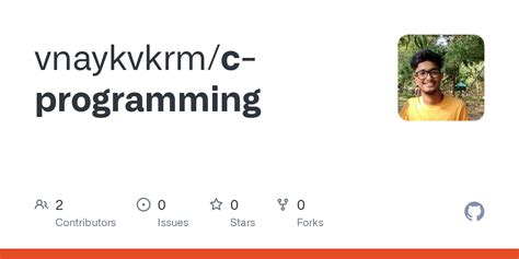 GitHub Vnaykvkrm C Programming
