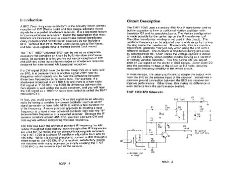 Ten Tec 1050 Bfo Schematic And Op Manual Service Manual Download Schematics Eeprom Repair