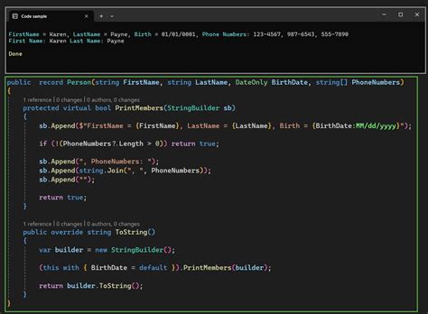 code adventure this is an example of using printmembers on records to