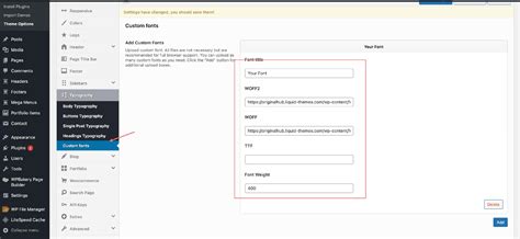 HUB How To Use Custom Fonts LiquidThemes Knowledge Base