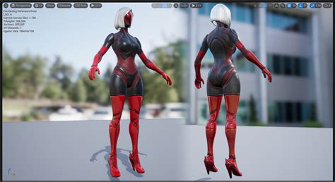 Artstation Unreal 5 Jiggle Physics Demo Character Game Assets