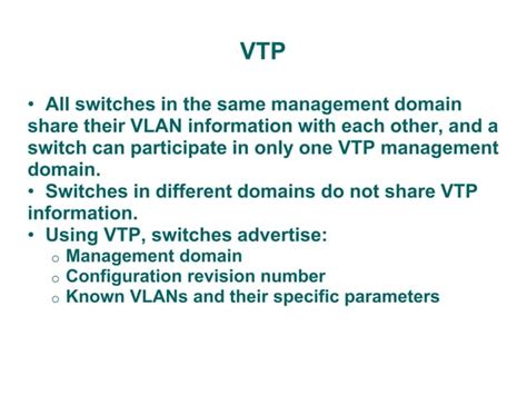 Ccna3mod9vlan Trunking Protocol 1pptx Computer Networking Computing