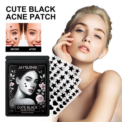 Kevche Acne Dots Pimple Patches Black Diffrent Colors For Face Cute Shape Pimple Stickers