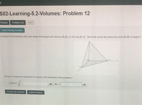 solved s02 learning 5 2 volumes problem 12 reviousproblem