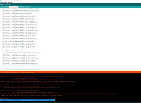 Error No Config Selected In Guisliceconfigh Please Uncommentselect