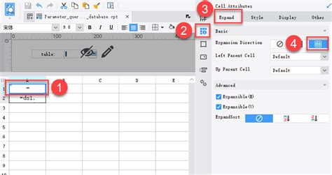 parameter query any table in the database finereport help document