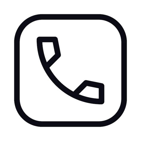 전화 통화 아이콘 프리미엄 벡터