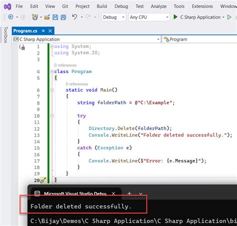 How To Delete A Folder In C Methods With Complete Code AspDotnetHelp