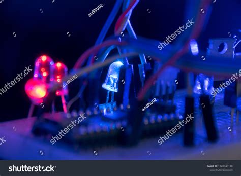 Breadboard Arduino Nano Prototyping Board Transistors Stock Photo Shutterstock