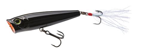 Yo-Zuri 3DR-X Popper Lure, 65mm, Black - Walmart.com