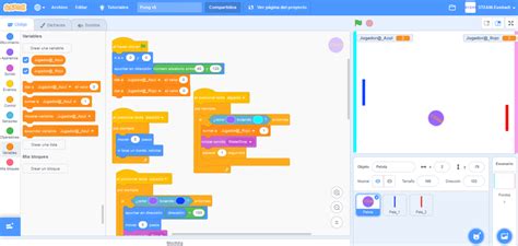 Resolución Del Problema Juego De Pong En El Entorno De Programación