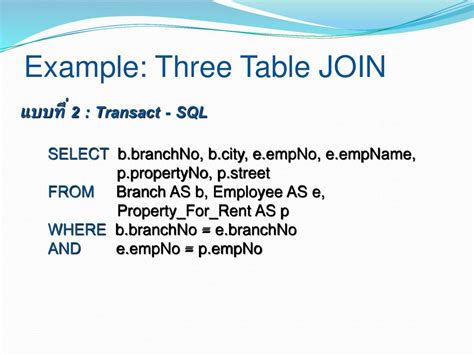 Lecture 5 SQL (Structured Query Language) - ppt ดาวน์โหลด