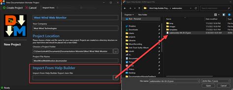 Import From West Wind Html Help Builder Documentation Monster