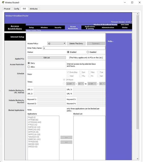Access Restriction Problem R Cisco