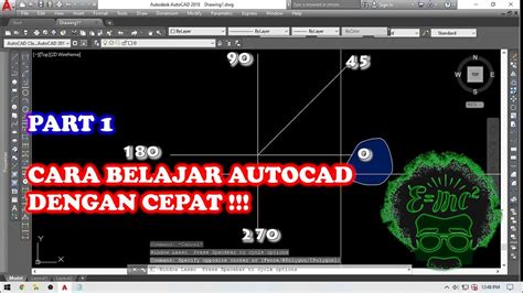 TUTORIAL CARA BELAJAR AUTOCAD DENGAN CEPAT PART YouTube