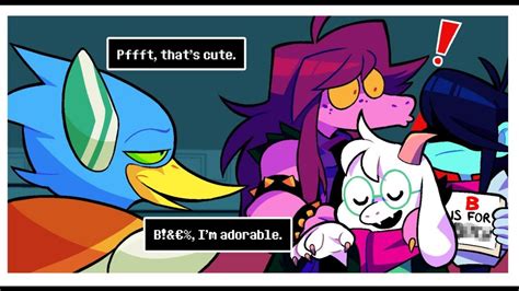 Teaching Ralsei To Swear Deltarune Comic Dub Youtube