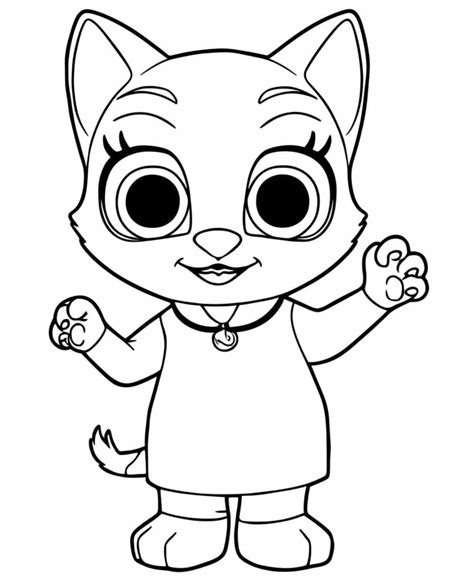 Free Printable Talking Angela Coloring Page Download Print Or Color Online For Free