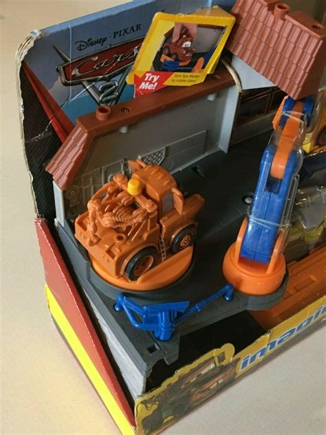 Disney Pixar Cars Cars 2 Imaginext Spy Mater Garage Exclusive Playset
