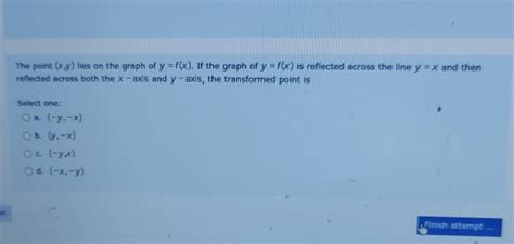 Solved The Point X Y Lies On The Graph Of Y F X If The Chegg Com