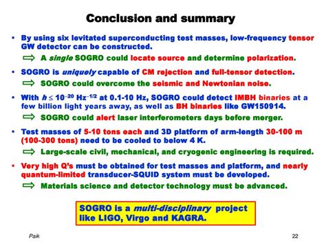 Ho Jung Paik University Of Maryland Gw Astronomy Korea August Ppt Download
