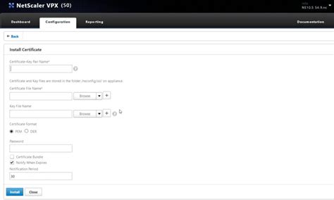 SSL Certificate Installation On Citrix NetScaler VPX Byte Byte